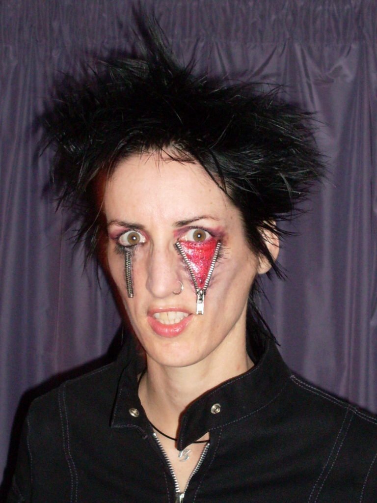 Awesome "Unzipped" Zipper Halloween Makeup Ideas